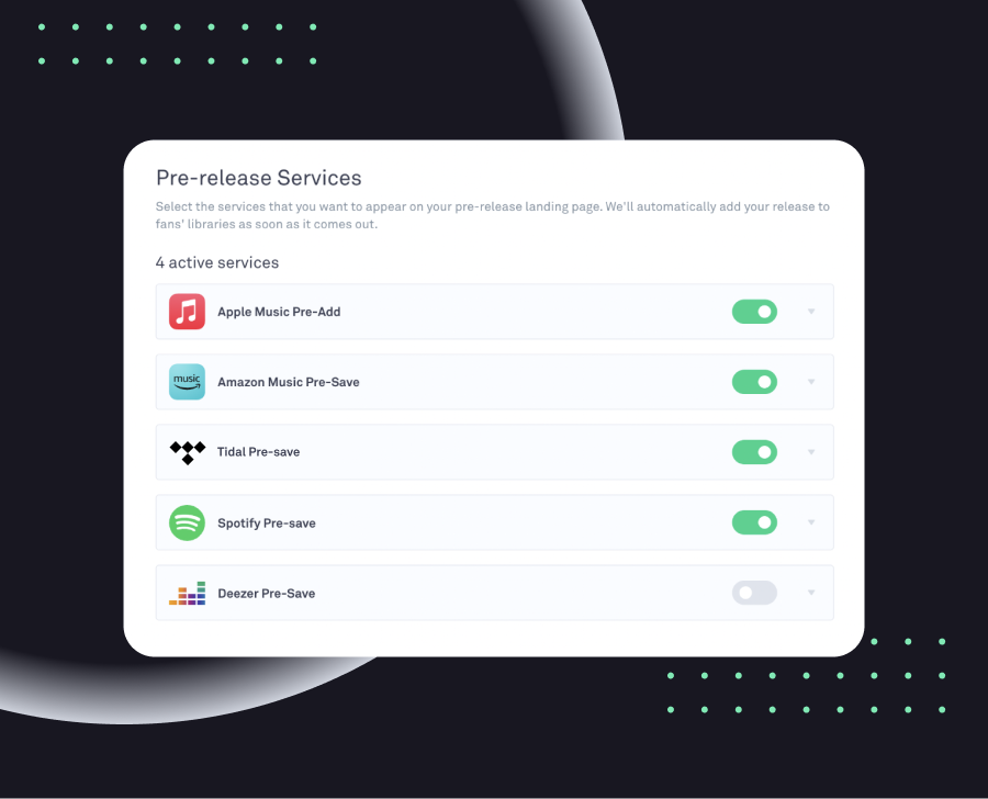 Announcing the Linkfire-TIDAL pre-save integration