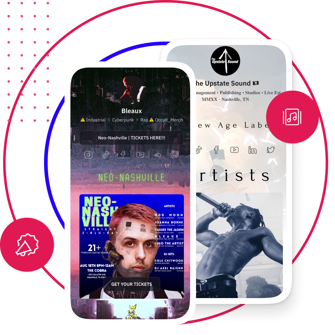 A Linkfire link in bio brings together all your content into one link.