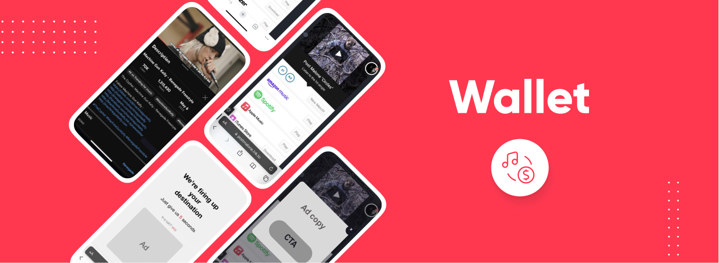 Linkfire Wallet | Earn money with your smart links